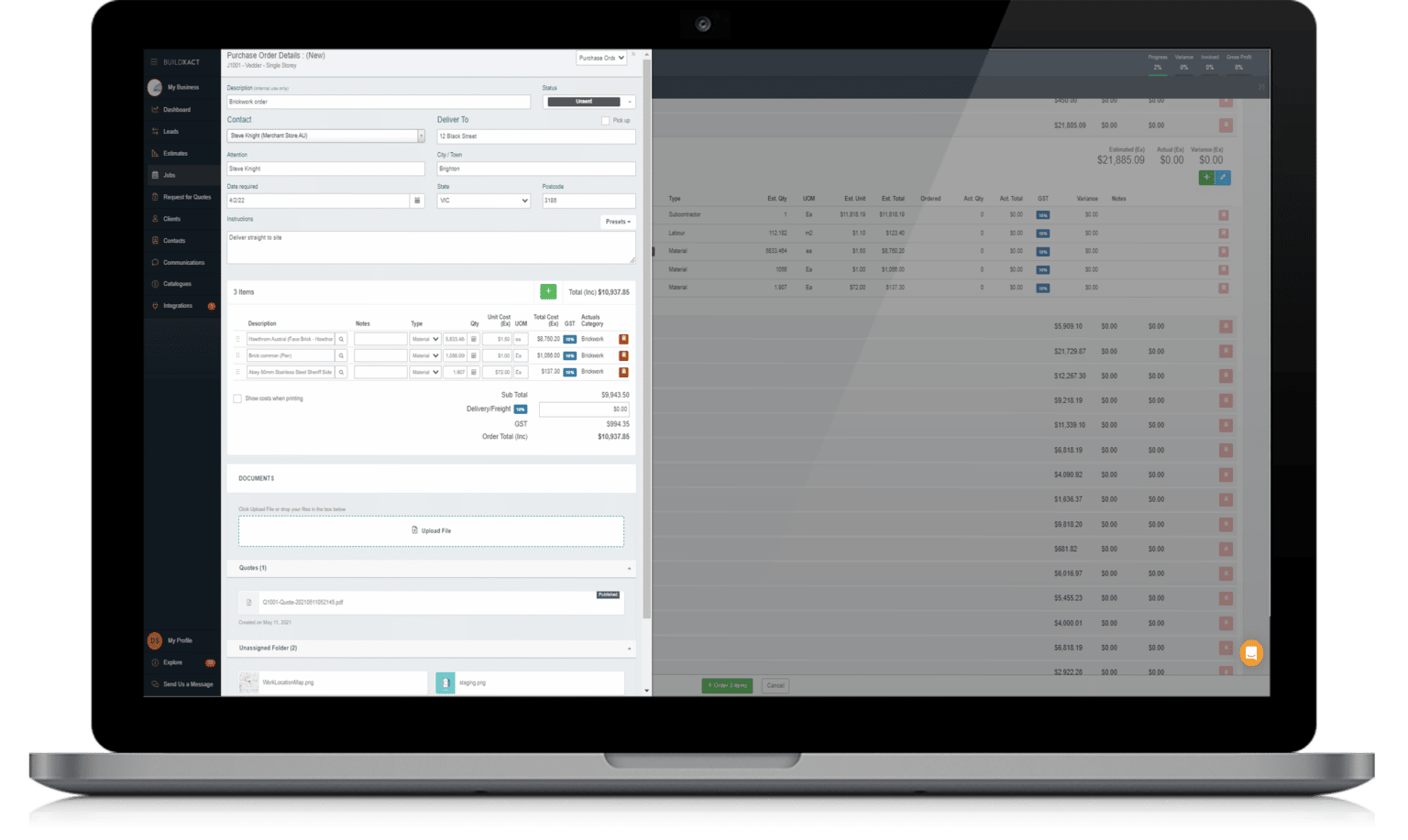 Construction Accounting Software - Buildxact AU
