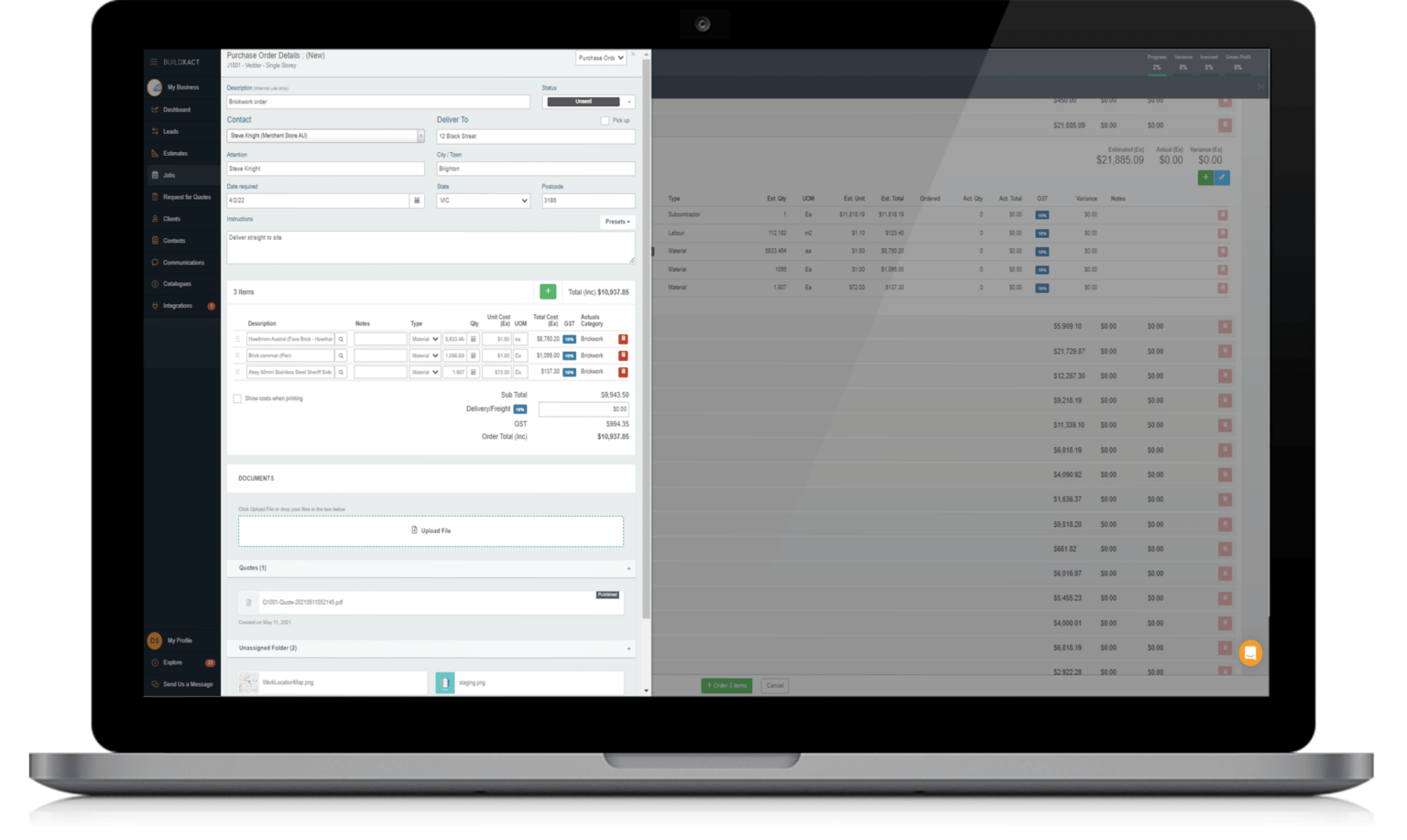 Construction Takeoff Software - Buildxact AU