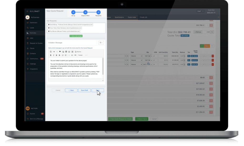 Construction Quoting Software - Buildxact AU