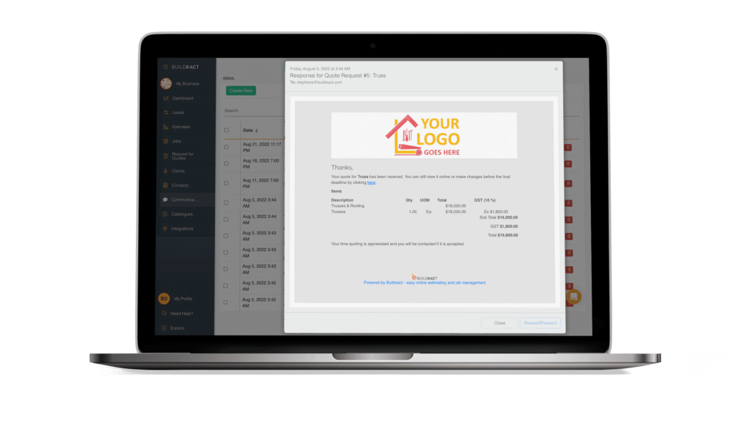 Construction Lead Management Software | Buildxact AU