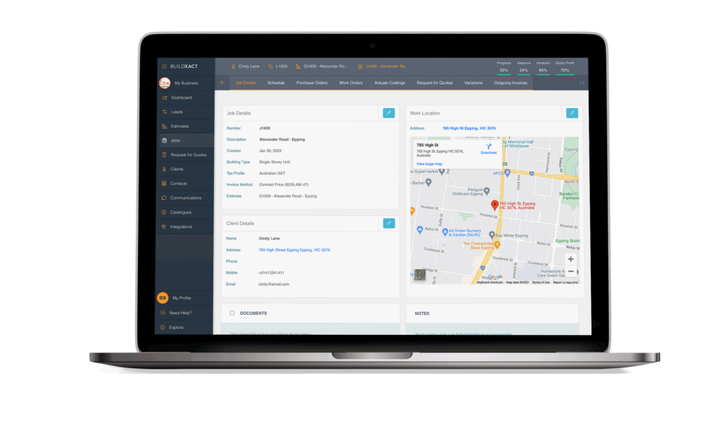 Construction Accounting Software | Buildxact AU