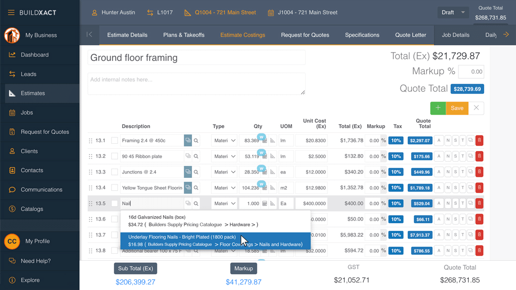 Builders & Renovators I Buildxact AU