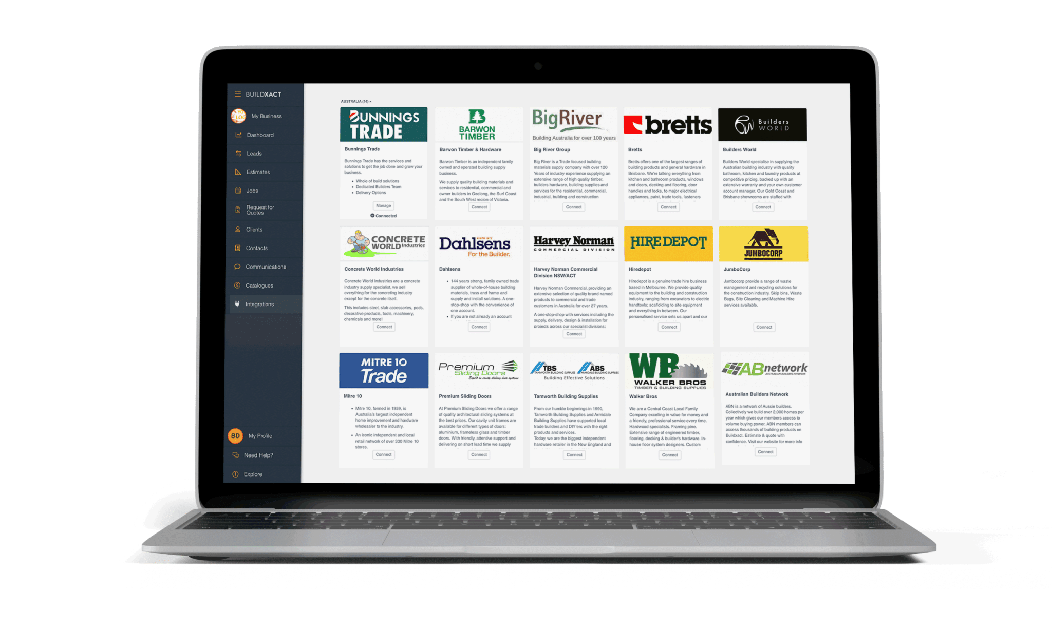 Supplier Connection | Buildxact NZ