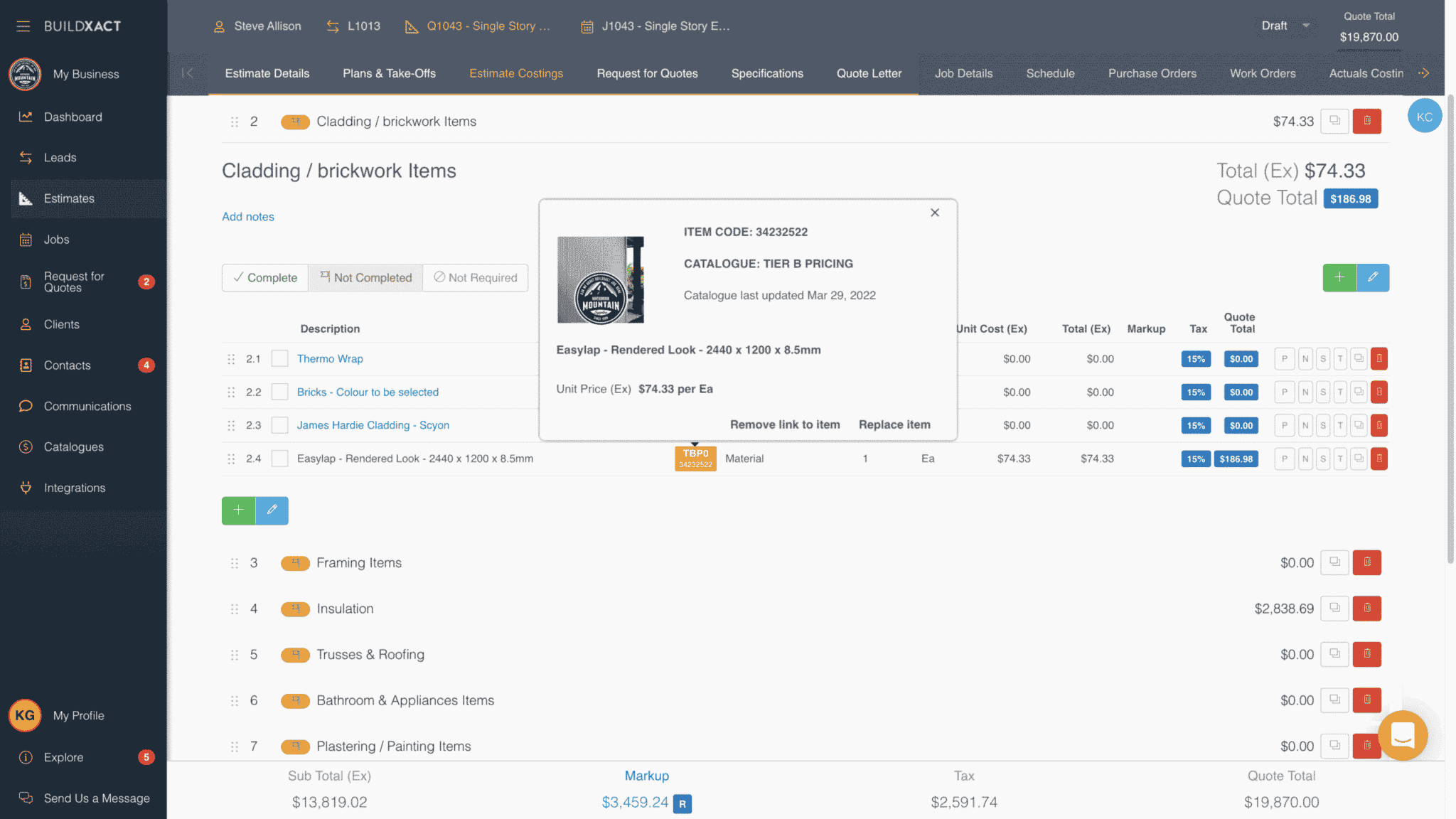 Buildxact | Estimating & Job Management Software UK