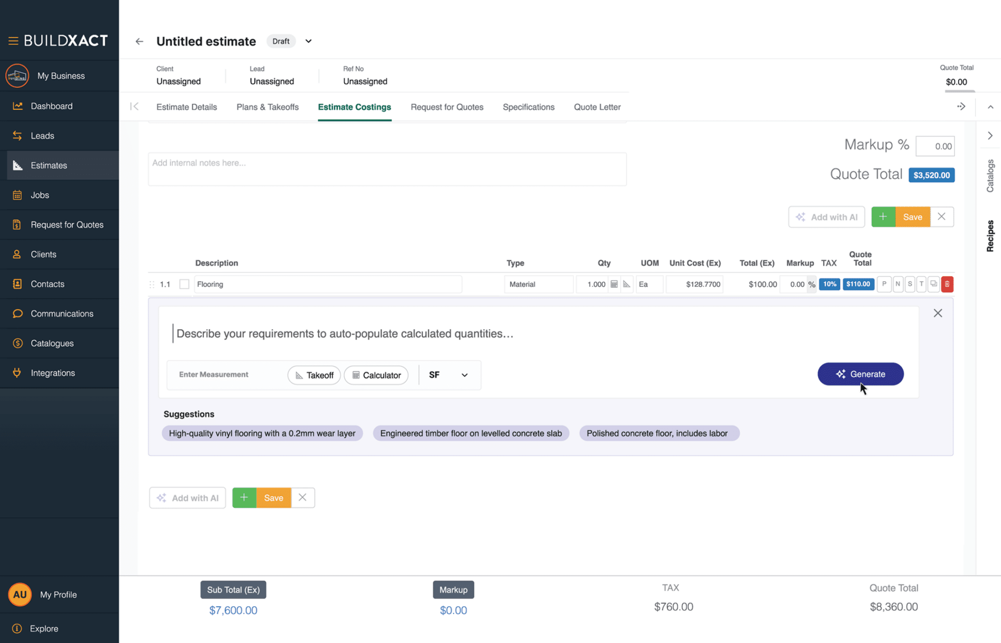 Modern software makes estimating fast, accurate | Buildxact US