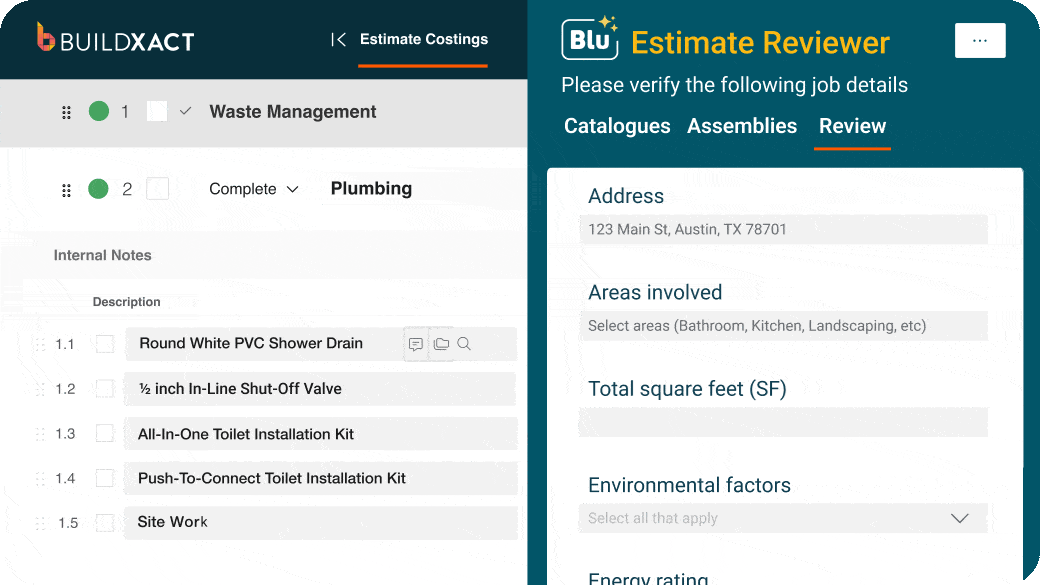 Construction Estimating Software I Buildxact US