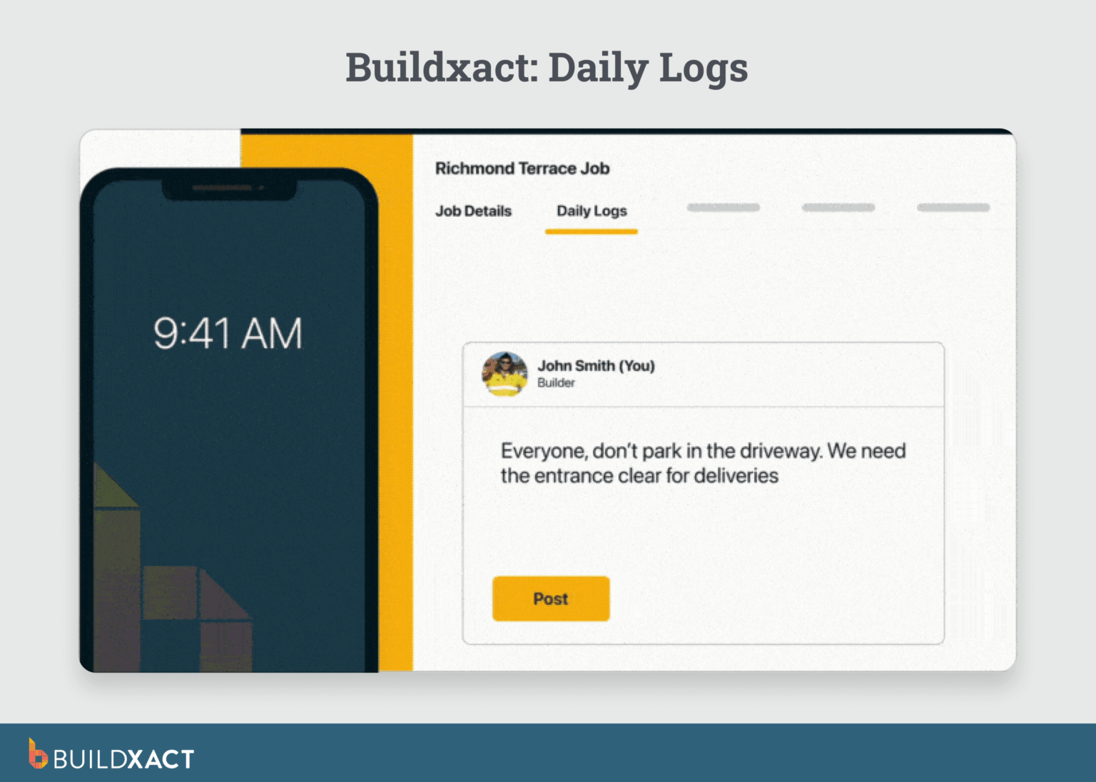 Construction Site Management Software for Home Builders | Buildxact US