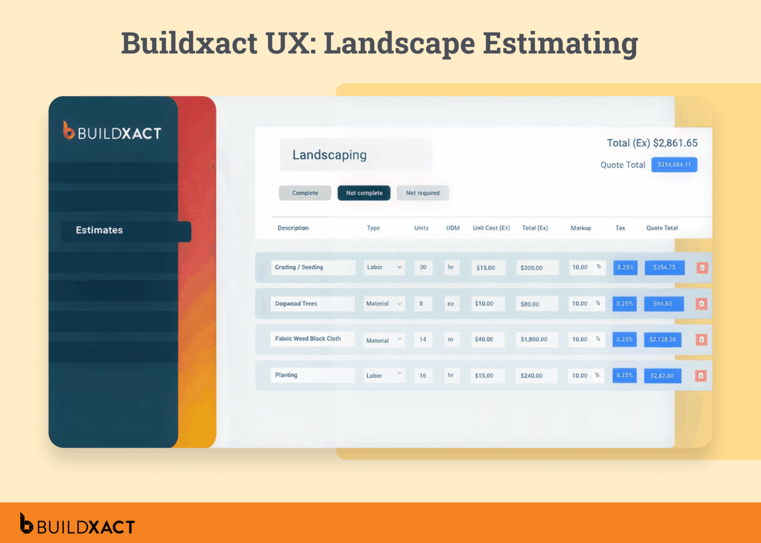 Landscape Estimating Software Guide for Residential Builders | Buildxact US
